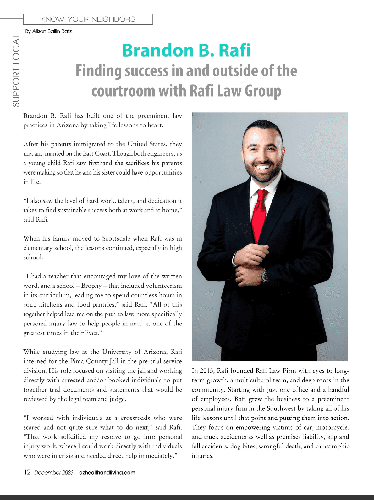 Arizona Personal Injury Lawyer | Rafi Law Group, PLLC